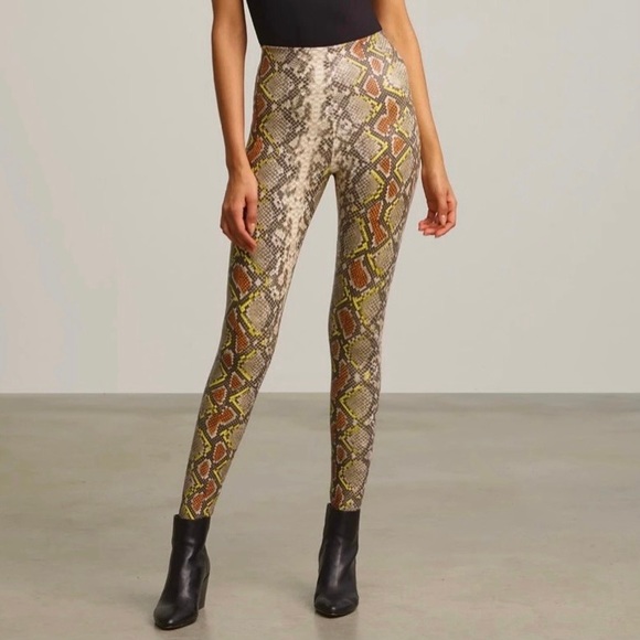 Commando | Pants & Jumpsuits | Commando Snake Print Leather Leggings ...